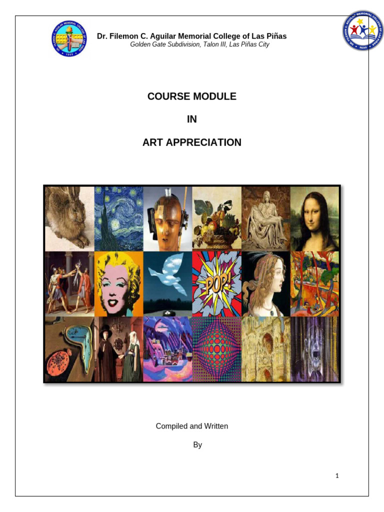 Final Art Appreciation Module 1 | PDF | Paintings | Aesthetics