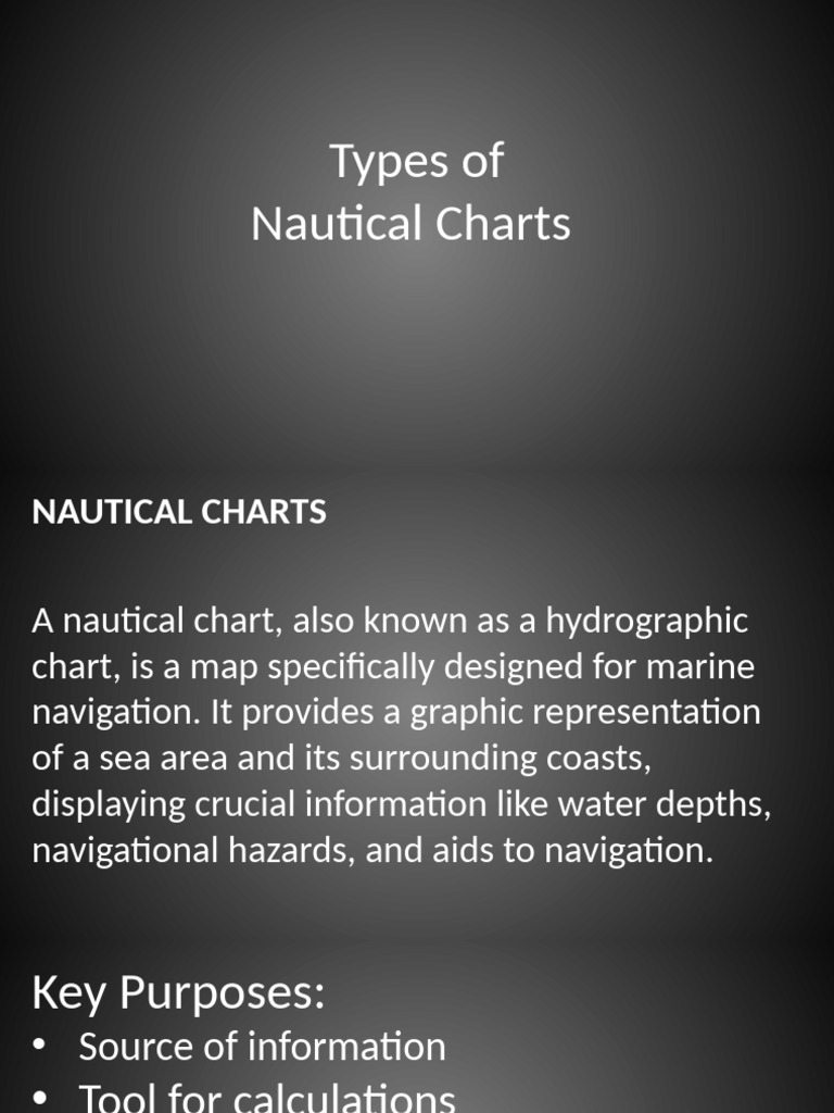Types of Nautical Charts Explained | PDF | Cartography | Geographical ...