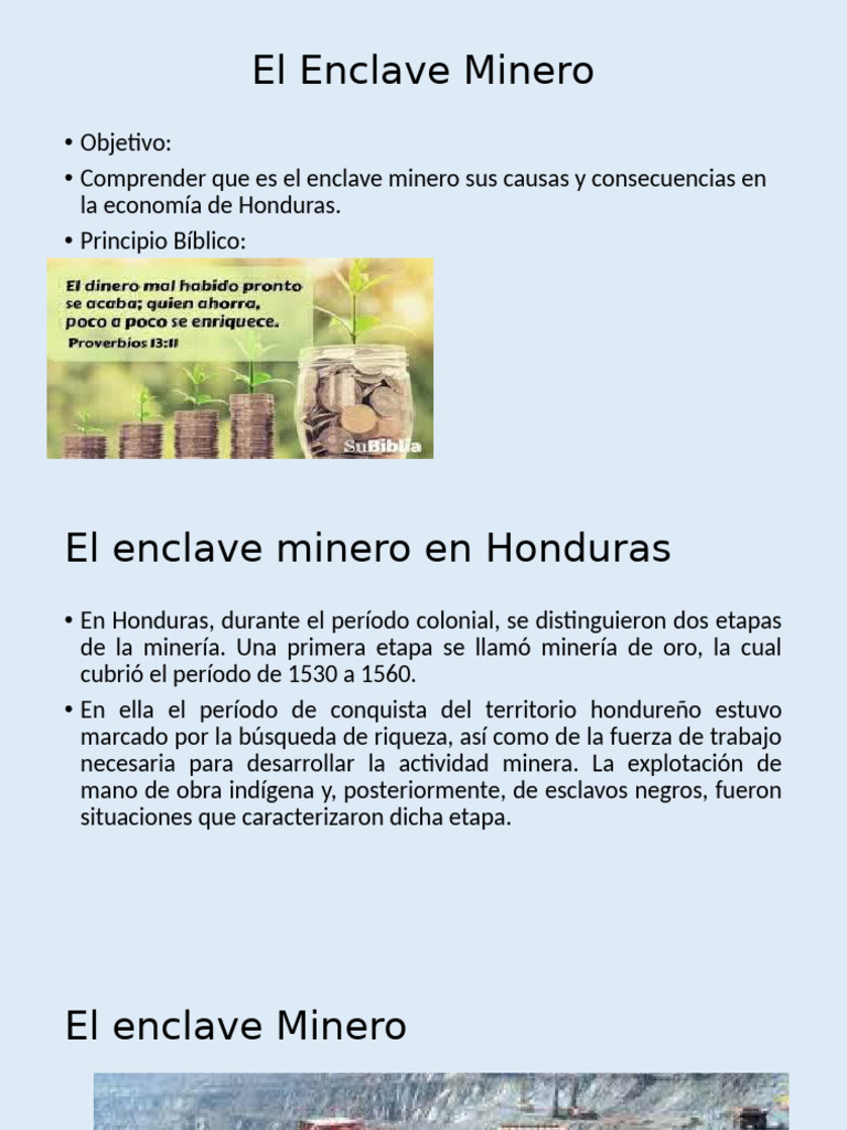Infografía del Enclave Minero en Honduras | PDF