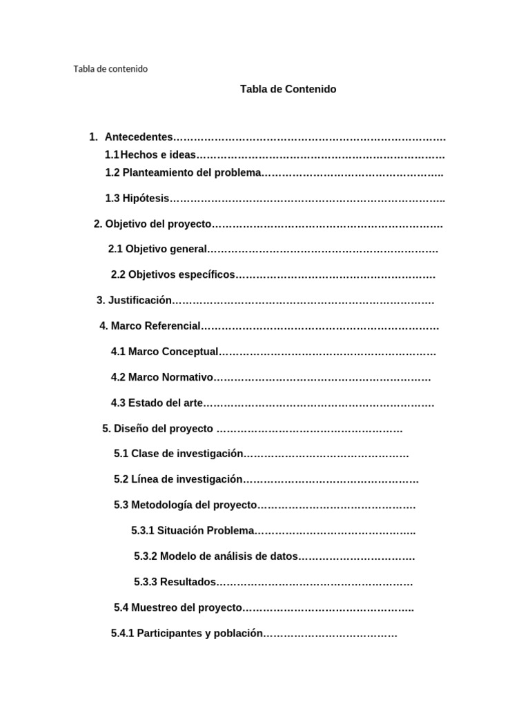 Tabla de Contenido | PDF | Entorno natural