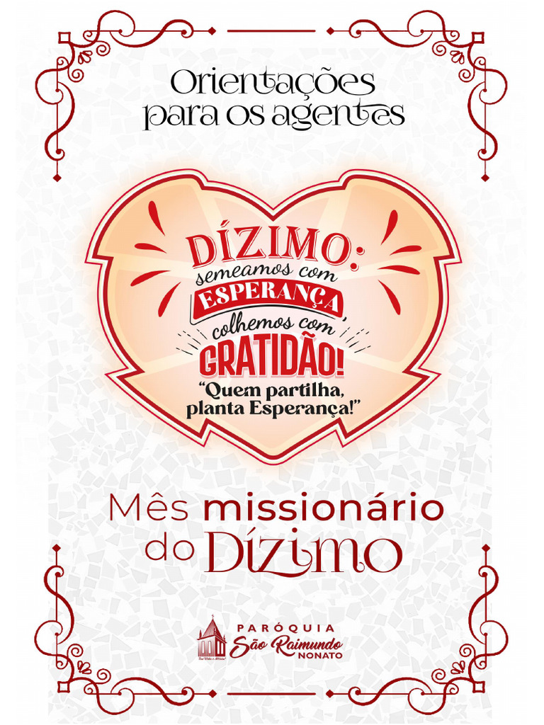 Orientacoes para Os Agentes Mes Do Dizimo 2025 | PDF | Dízimo | Missão ...