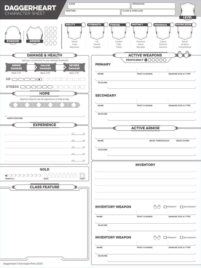 Ficha - Mago Da Escola Do Conhecimento - Halfling - Loreborne | PDF