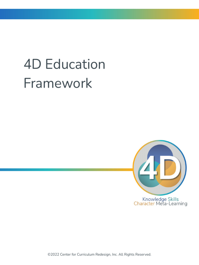 4D Education Framework Center For Education Redesign | PDF | Empathy ...