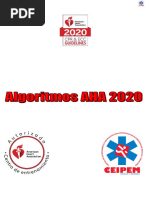 Algoritmos RCP AHA 2020 Actualizados | PDF | Paro cardíaco ...