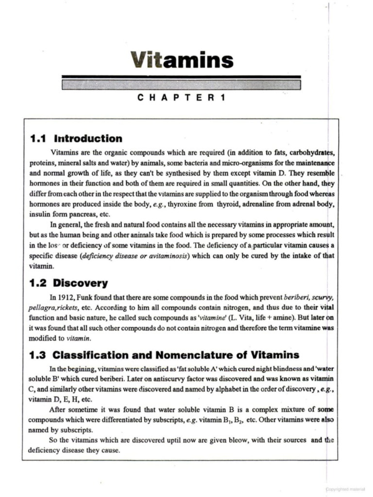 Vitamins | PDF