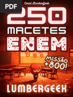 Checklist ENEM 2025: Guia Completo | PDF | Área | Triângulo