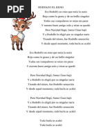 Letra de Rodolfo el Reno | PDF