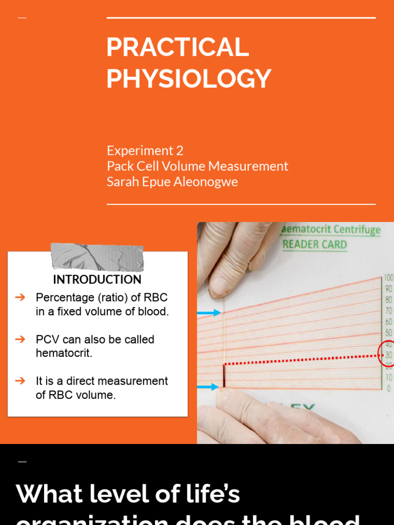 Pack Cell Volume Measurement Guide | PDF