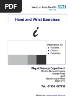 Hand and Wrist ROM Exercise Guide | PDF | Hand | Thumb