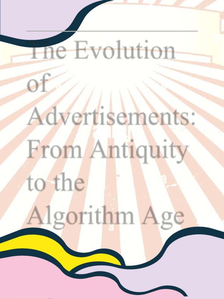 The Evolution of Advertisements | PDF | Advertising | Brand