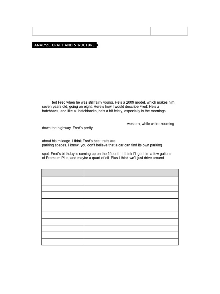 Analyze Craft and Structure - Setting (RP) PDF | PDF | Poetry