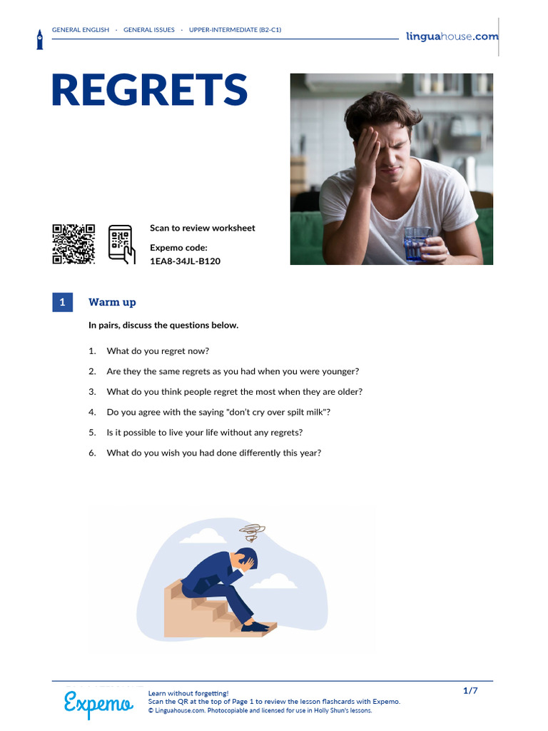 Regrets British English Student | PDF | Linguistics