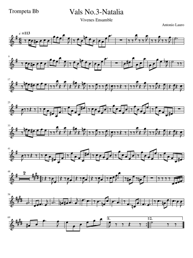 Vals - No.3-Natalia-Vals TRPBB | PDF