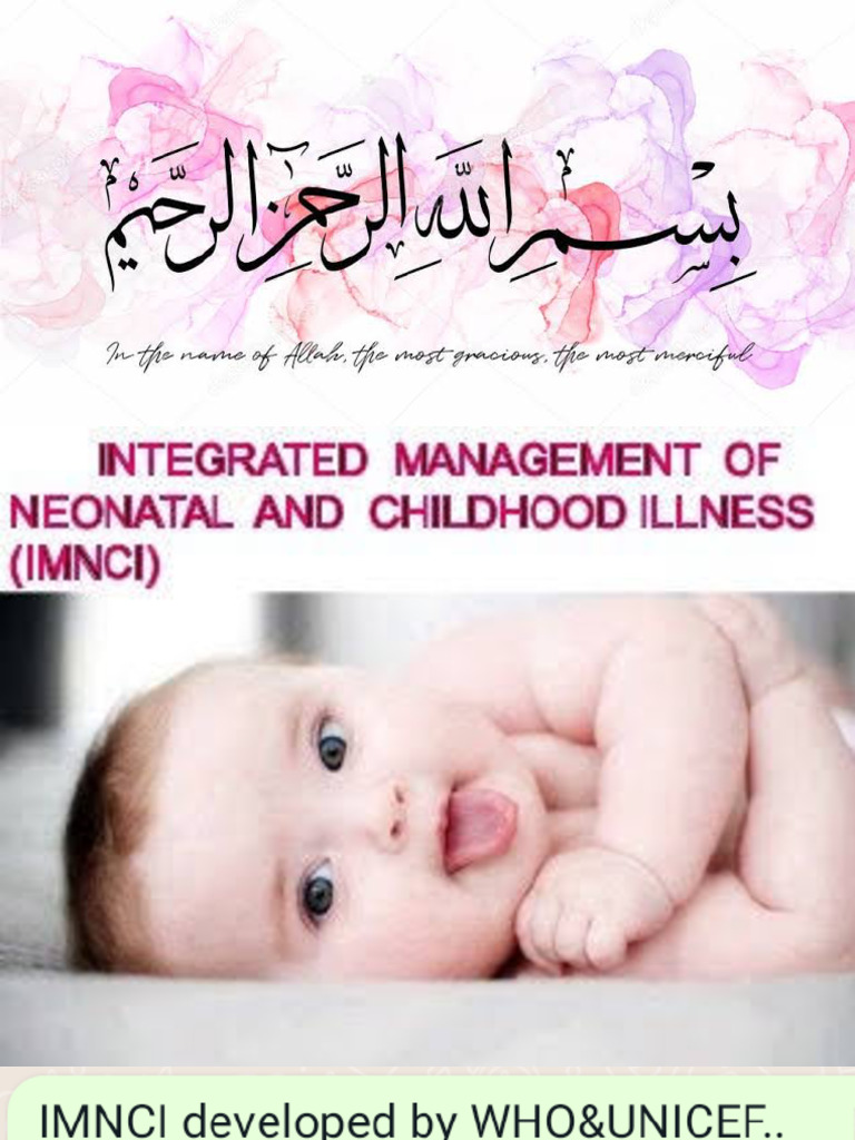 ??IMNCI, Precised Form.. SYED ALI HASSNAT-1 | PDF