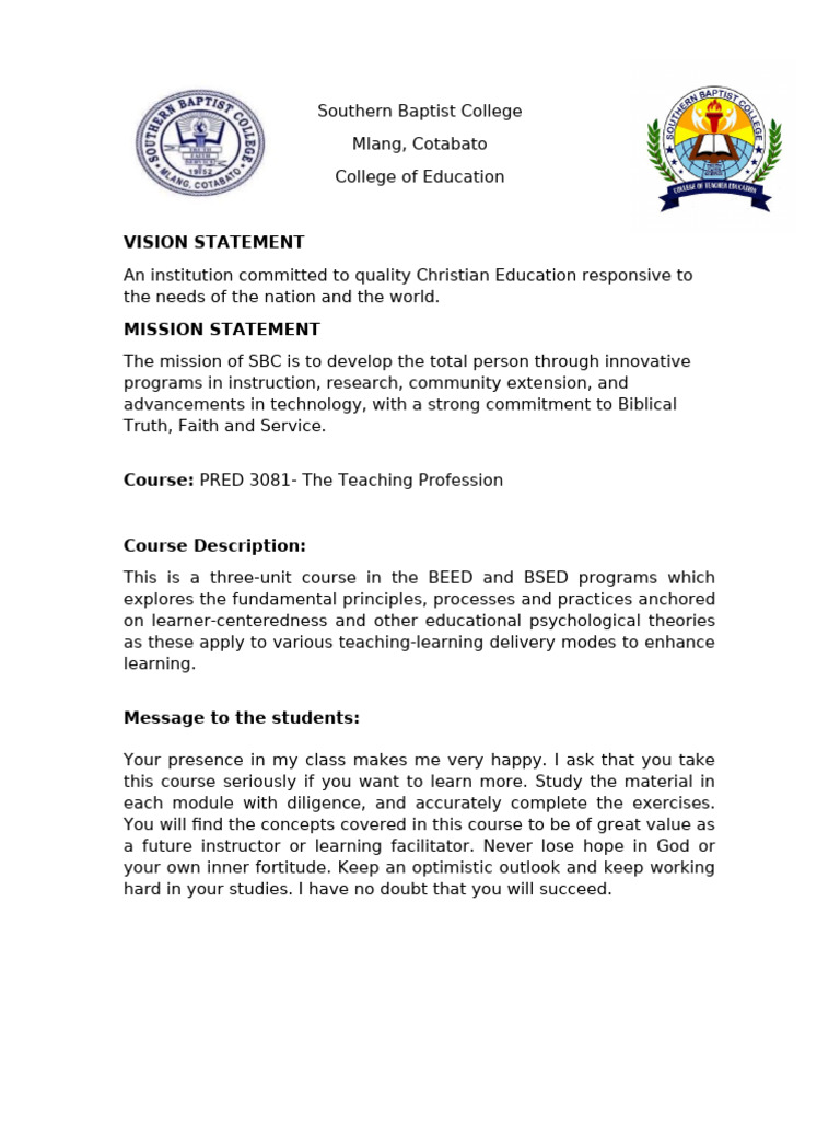Teaching as a Vocation and Profession | PDF | Teachers | Profession