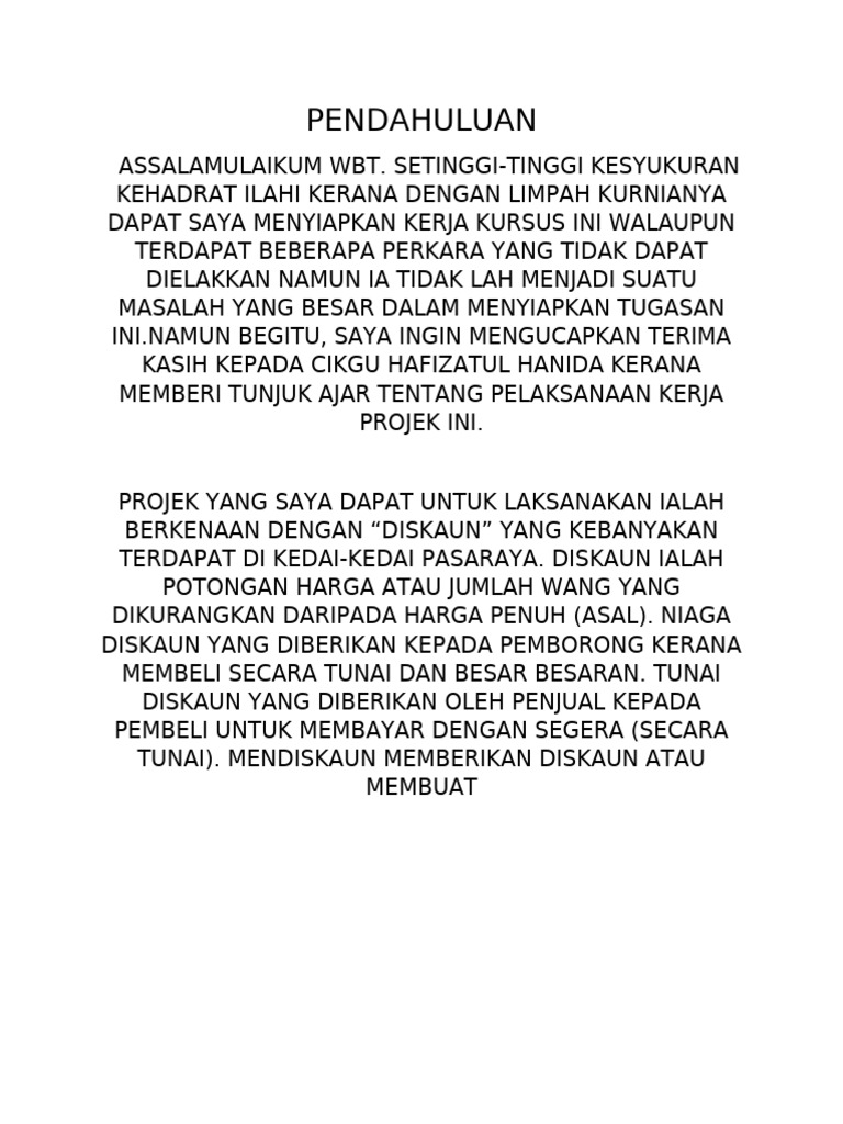 Kerja Projek Ask | PDF