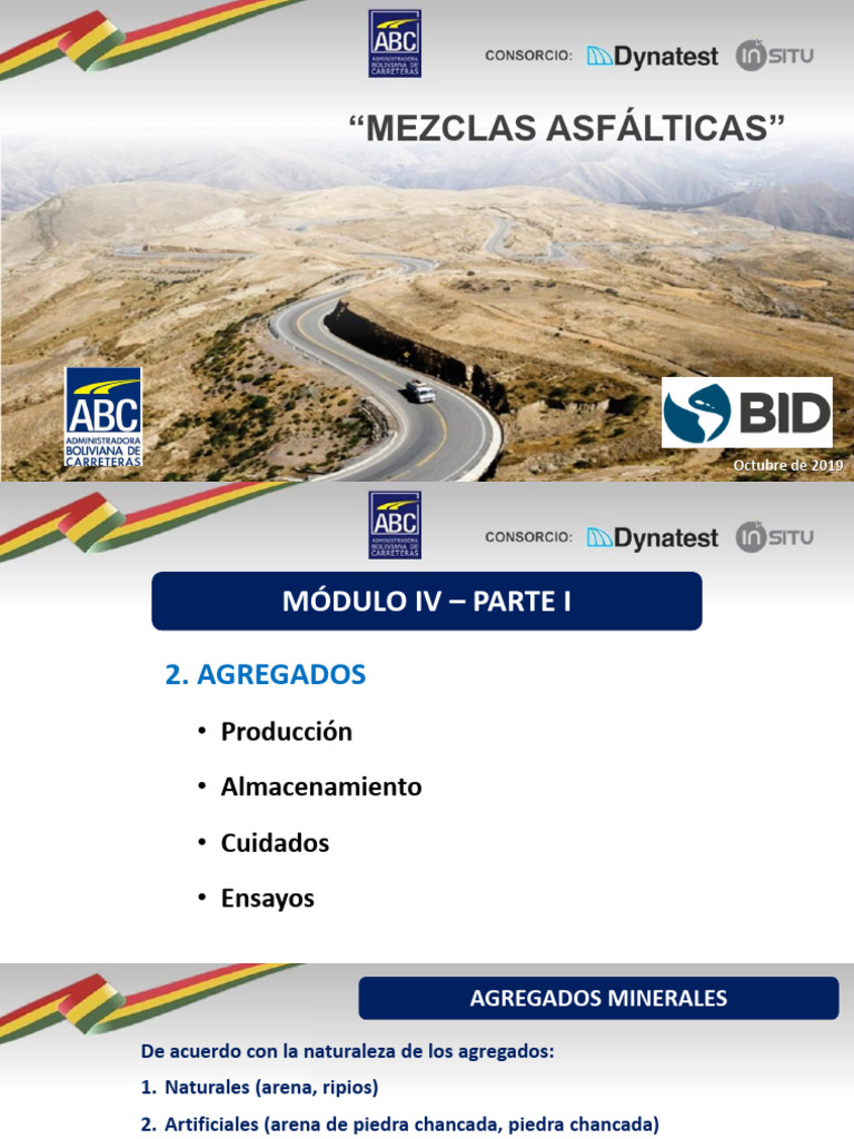 Agregados Minerales: Producción y Ensayos | PDF | Roca (geología ...