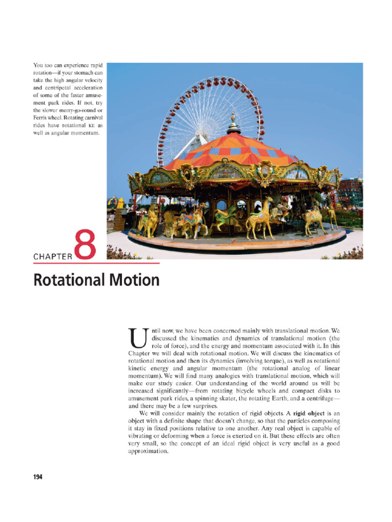 8 - Rotational Motion | PDF