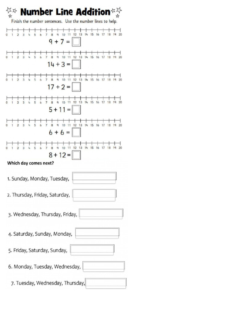 How Many Days of The Week | PDF