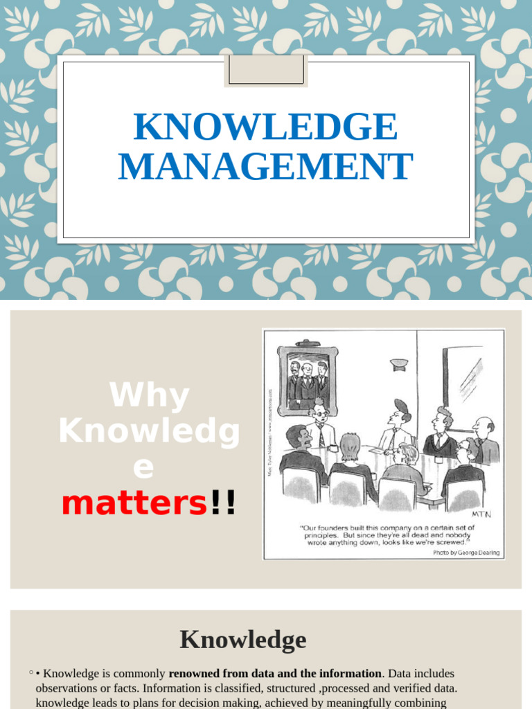 Knowledge Management | PDF | Knowledge Management | Knowledge