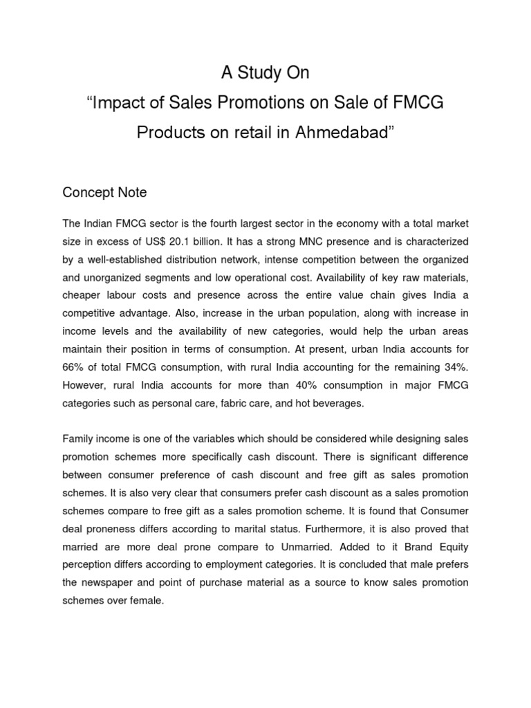 Concept Note | PDF | Promotion (Marketing) | Brand
