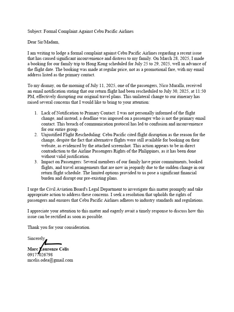CAB Letter | PDF