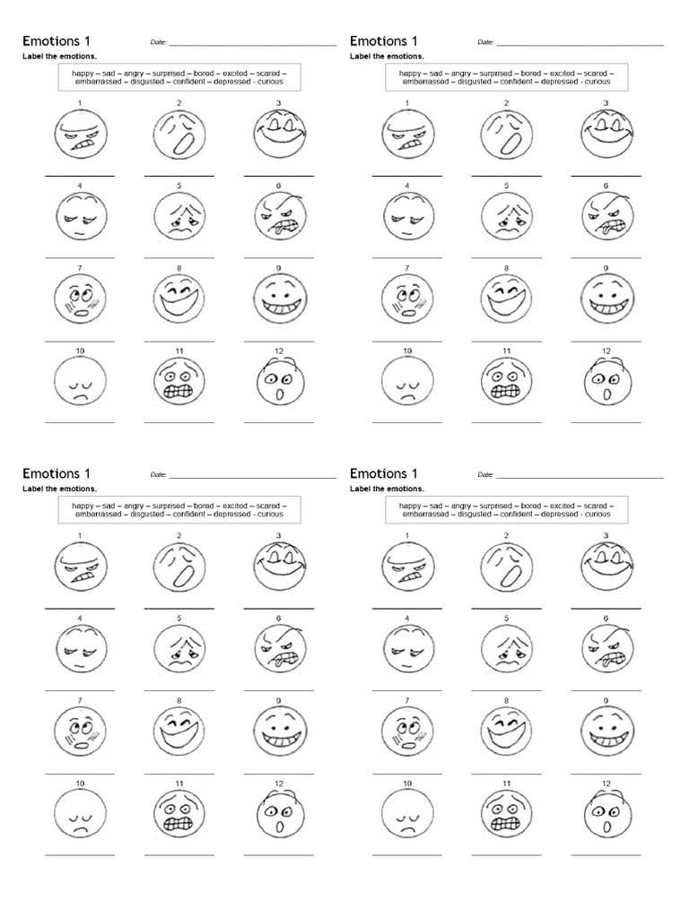 Emotions 1 | PDF