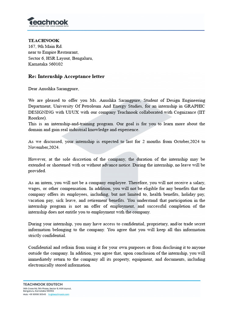 Seat Allotment Letter - Anushka Sarangpure | PDF | Employment | Economies