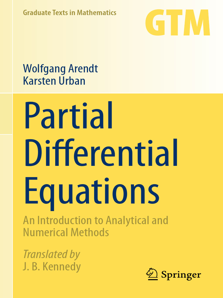 Partial Differential Equations | PDF | Partial Differential Equation | Hilbert Space