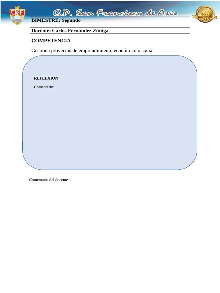 Ficha de Reflexion Arte | PDF