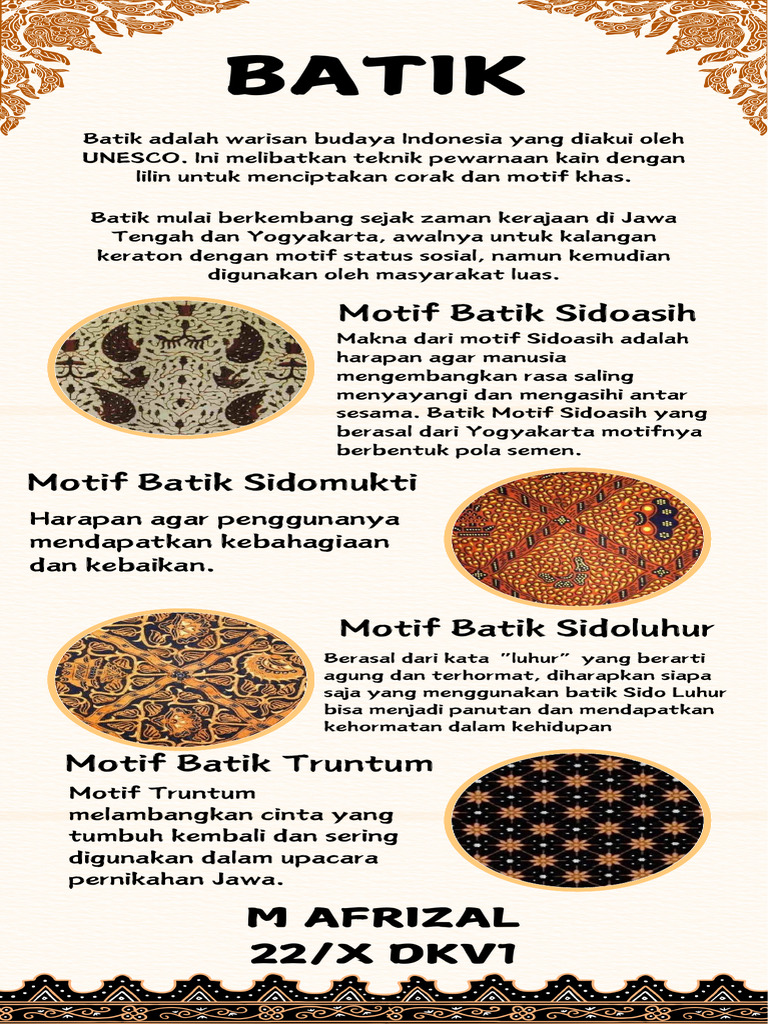 Infografis Batik | PDF