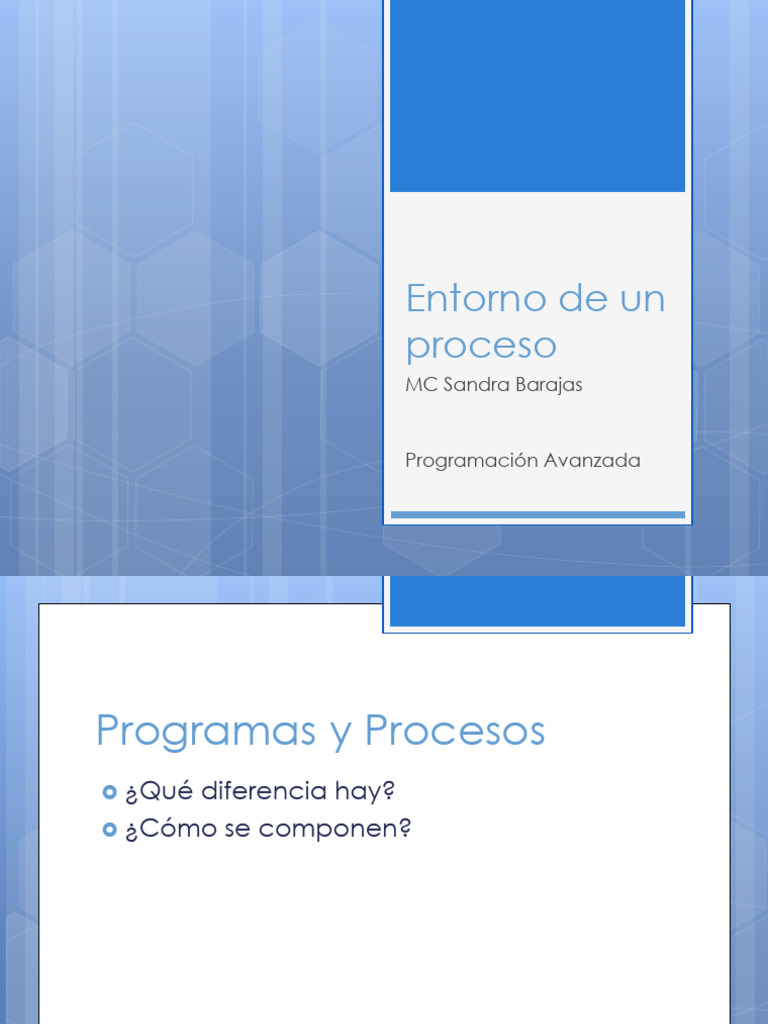 Entorno de Un Proceso | PDF | Proceso (Computación) | Kernel (sistema ...
