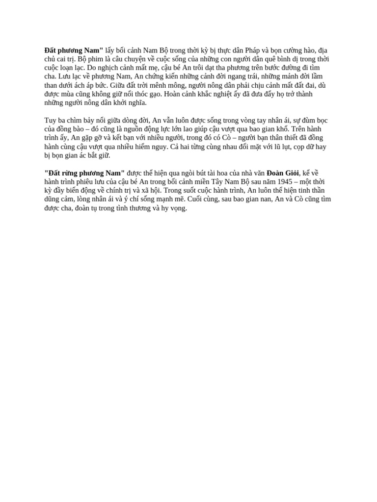 Đất Phương Nam | PDF