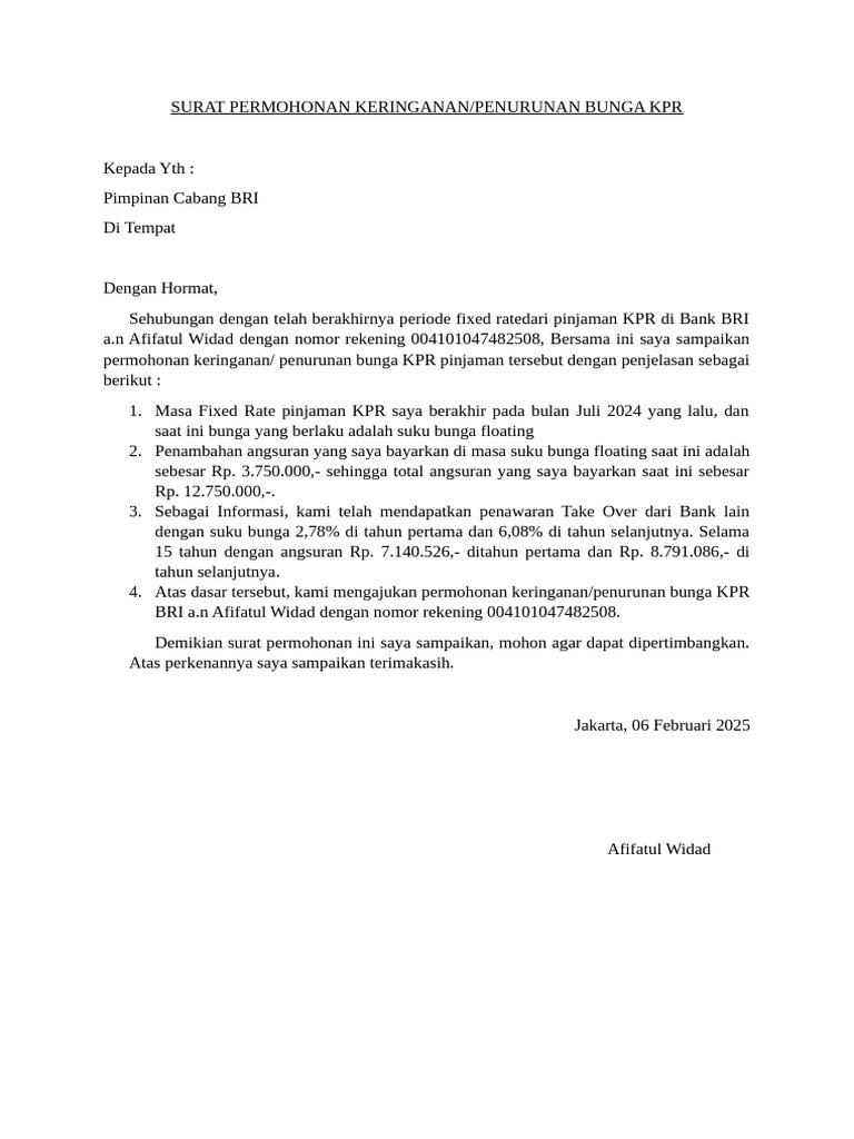 Pengajuan Top Up | PDF