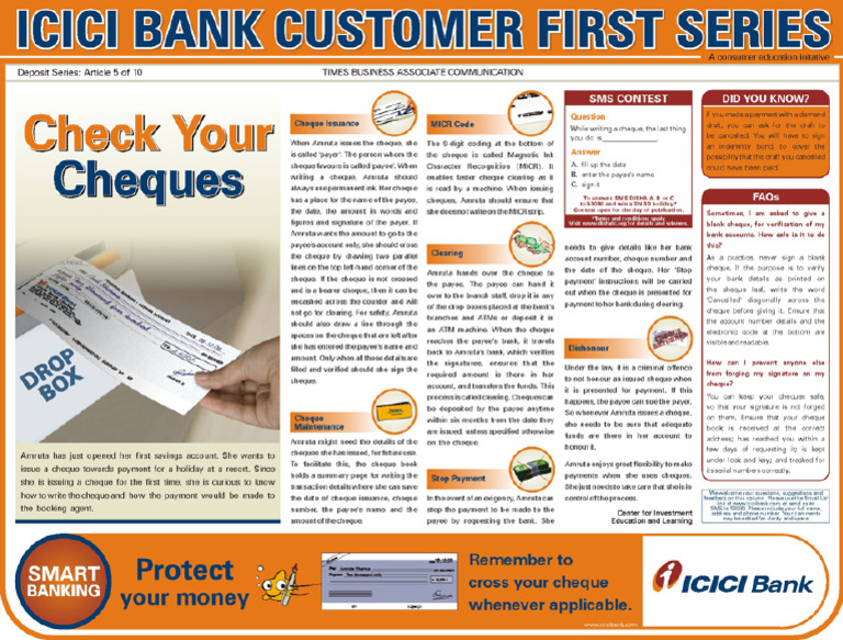 Deposit Cheque | PDF