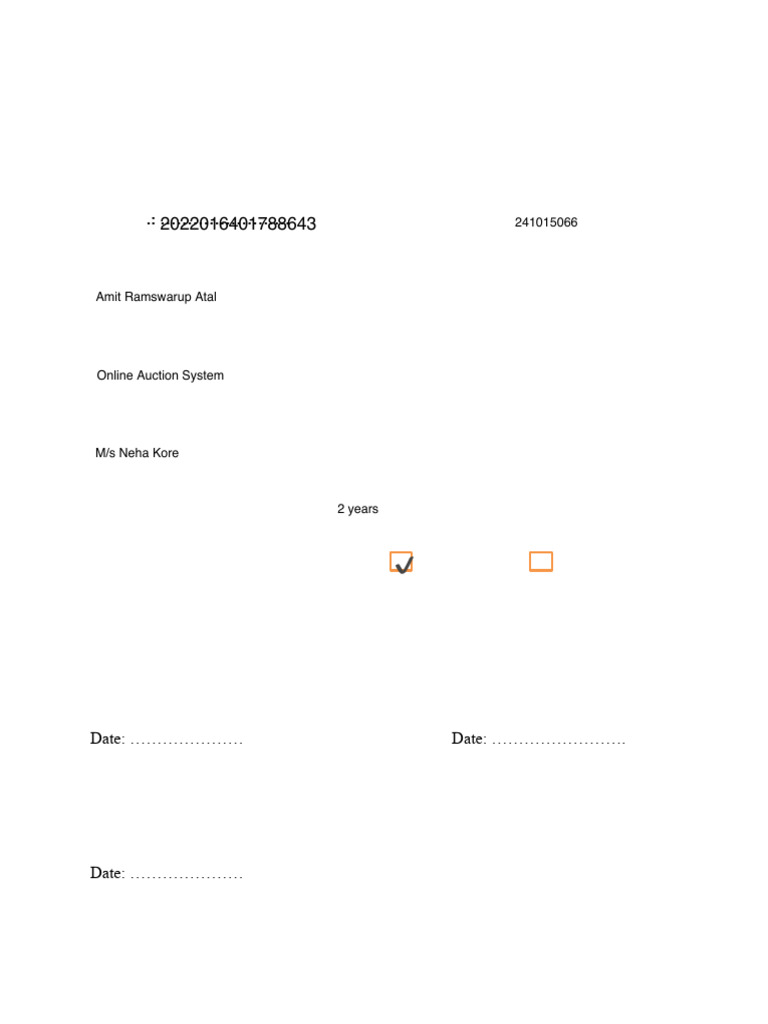 Proforma For The Approval Project Proposal | PDF