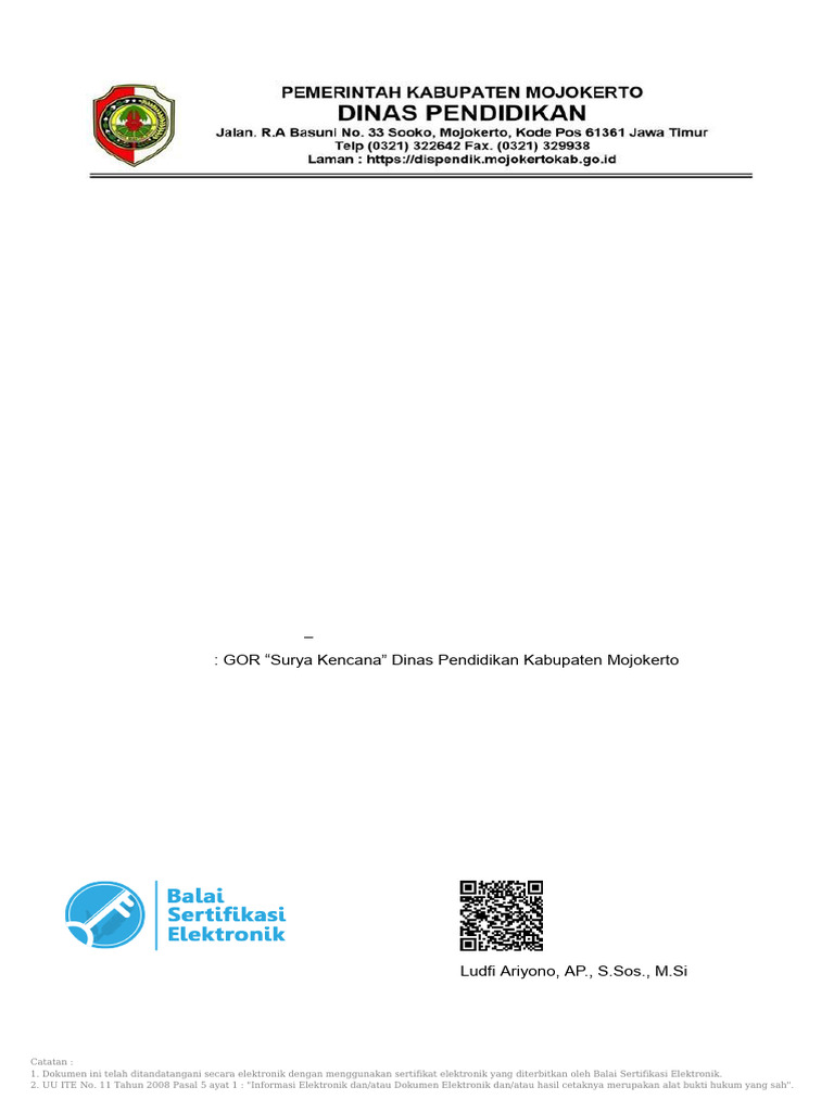 Undangan Penerimaan Bantuan Bosda Madin 2025 | PDF