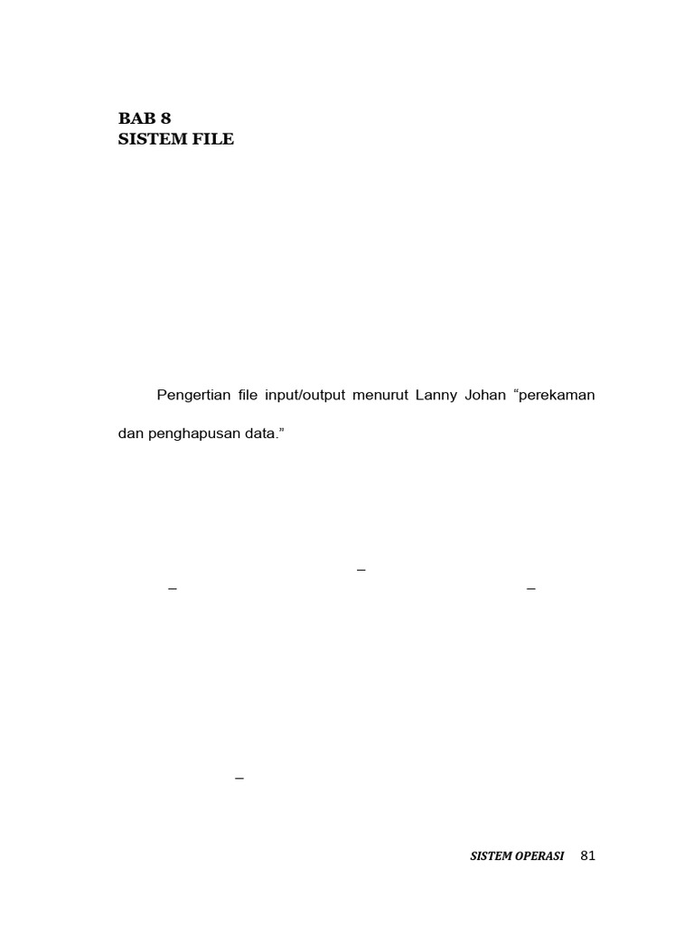Sistem File | PDF