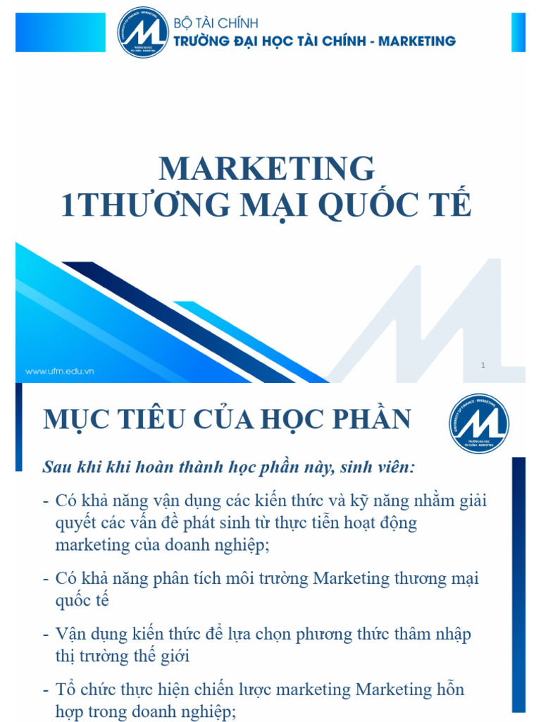 SVien - Marketing Quốc Tế | PDF