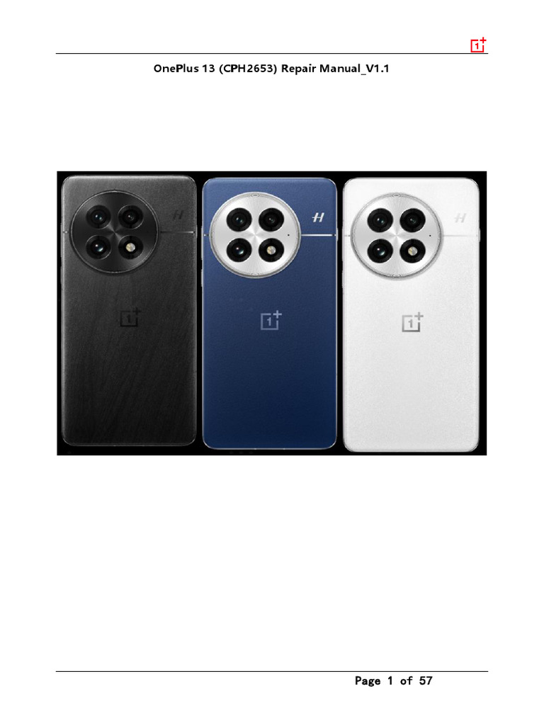 OnePlus 13 Repair Manual Guide | PDF | Electrostatic Discharge | Adhesive
