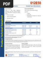 HDPE 5502 Technical Data Sheet | PDF | Materials | Physical Sciences