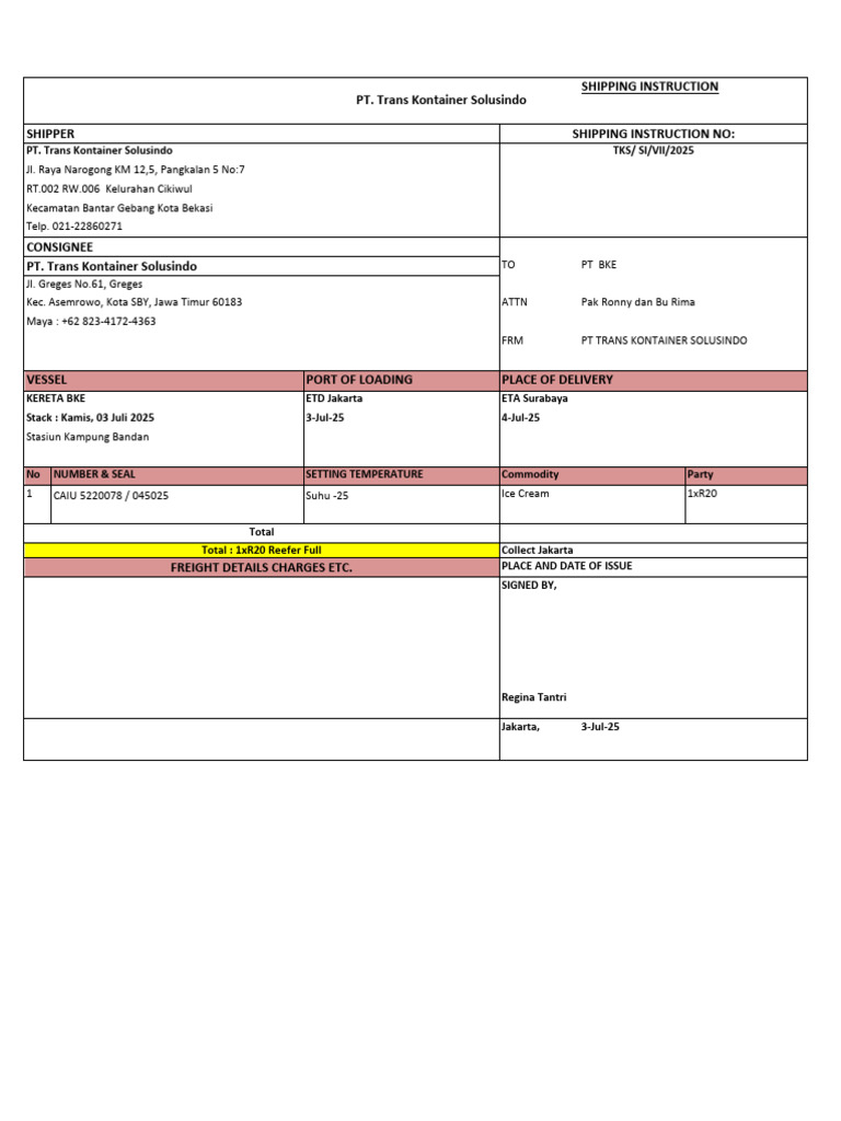 Si Bke Etd 03 Juli 2025 | PDF