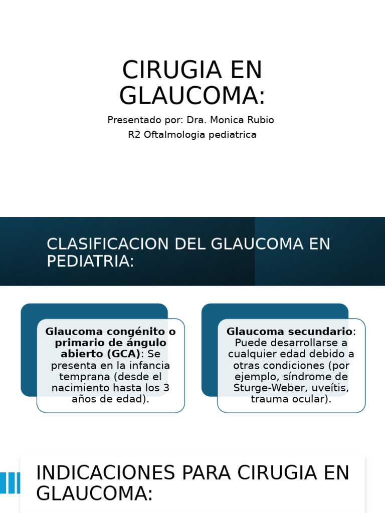Presentation 7 | PDF | Glaucoma | Oftalmología