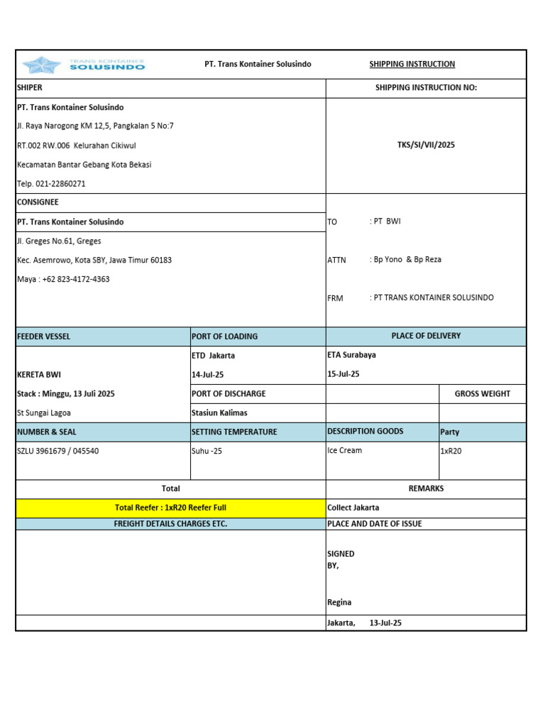 Si Bwi Etd 14 Juli 2025 | PDF