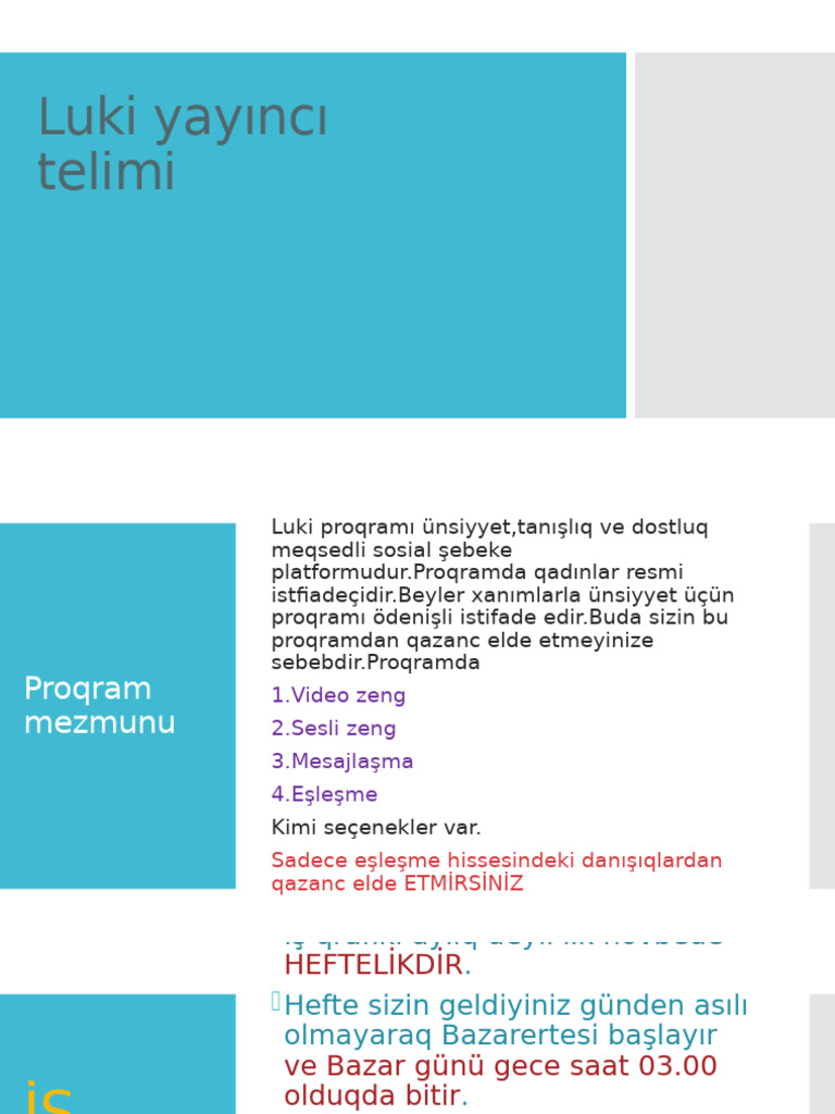Luki Yayıncı Telimi | PDF