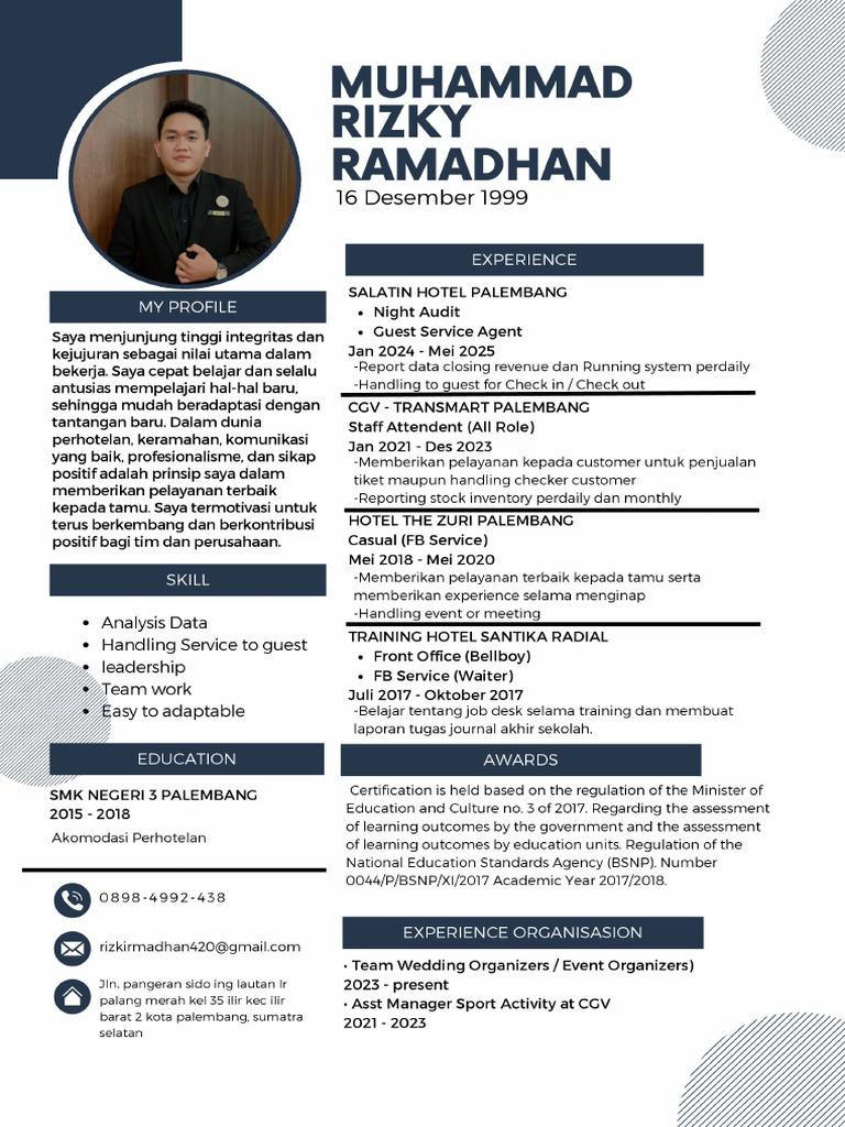 CV M Rizky Ramadhan | PDF
