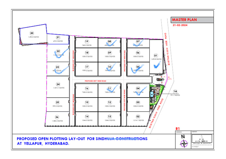 Yellapur Final Layout Drawing - 21022024 | PDF