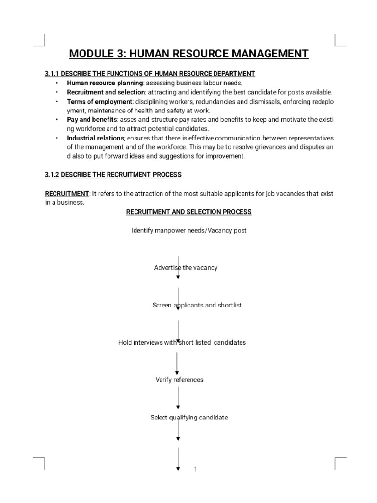 Module 3 Human Resoruce MGT Edt Docx - Phoenix - 082743 | PDF