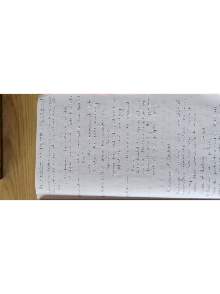 Contract 1 Handwritten 3 | PDF