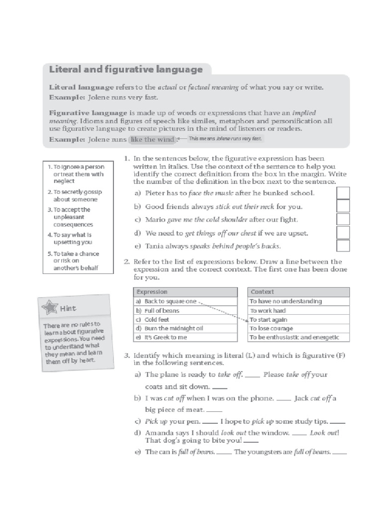Figurative Lang | PDF